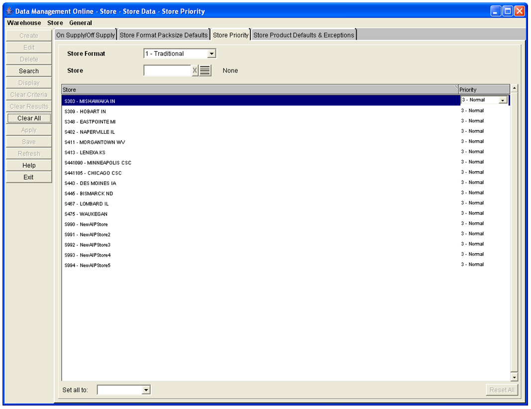 Data Management: Store