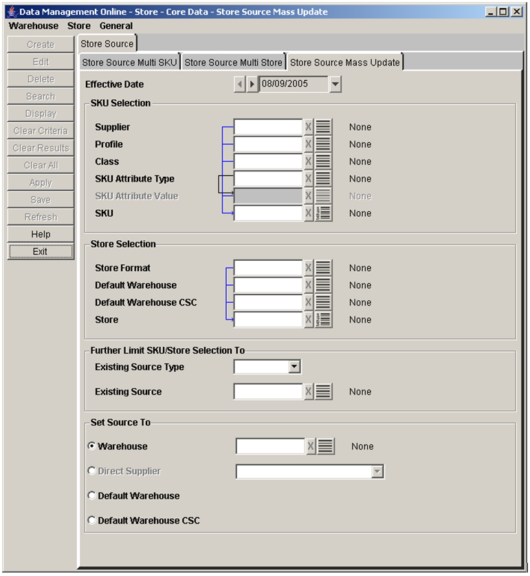Data Management: Store