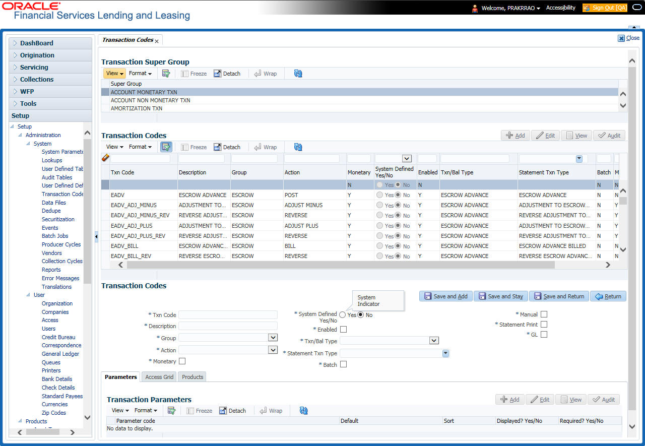 2. Administration System