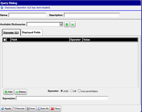 Creating or Modifying a Query