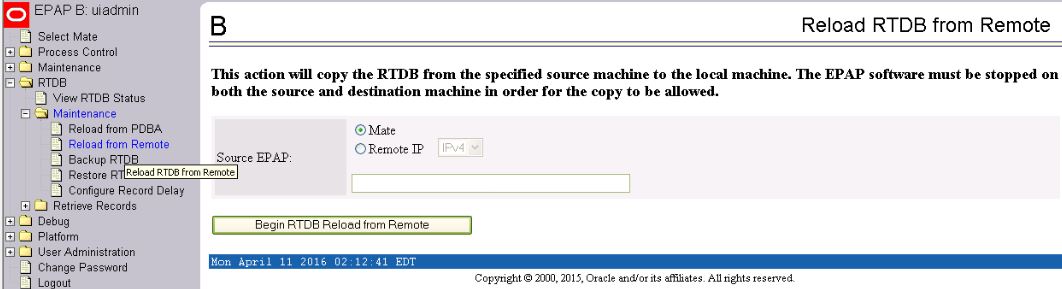 4000000000004000 - RTDB Reload Is Required