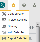Exporting project data