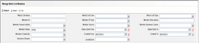 Managing Watch List Management
