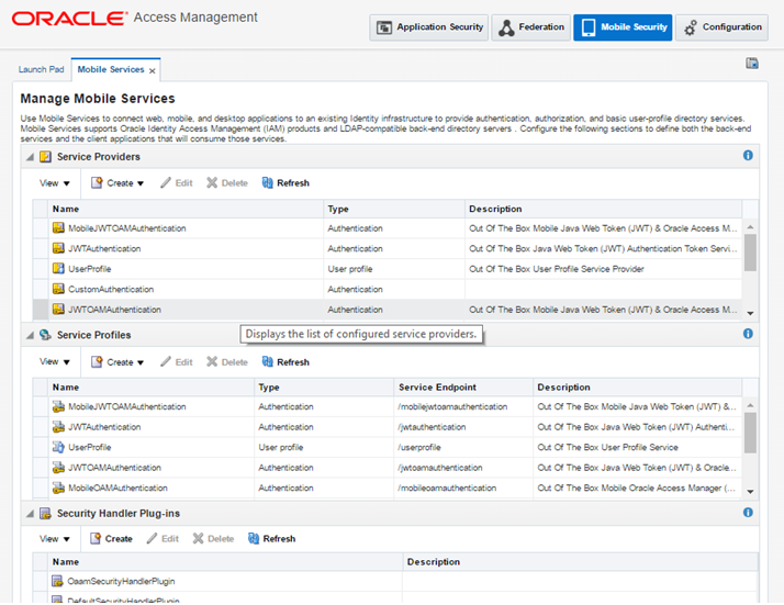 Configuring OBDX Application and Mobile Banking using OAM and Weblogic