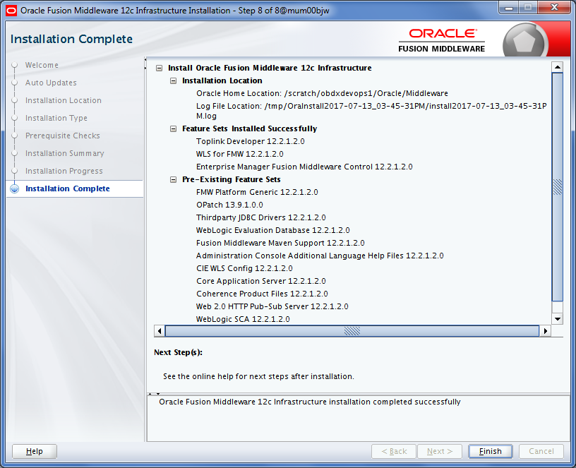 Installing and Configuring Weblogic 12c with JRF