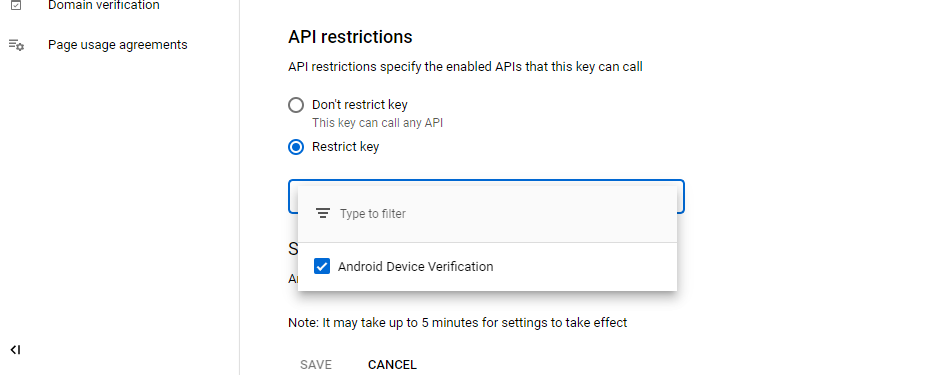 FCM Setup Configurations
