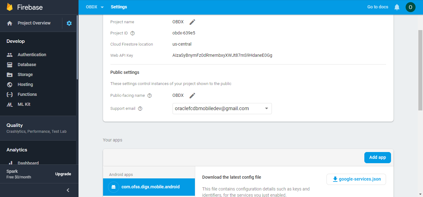 FCM Setup Configurations