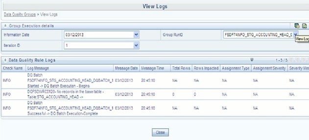 Data Quality Groups for Staging Tables