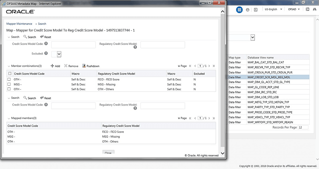 35Credit Score Model and Probability of Default Model Tables