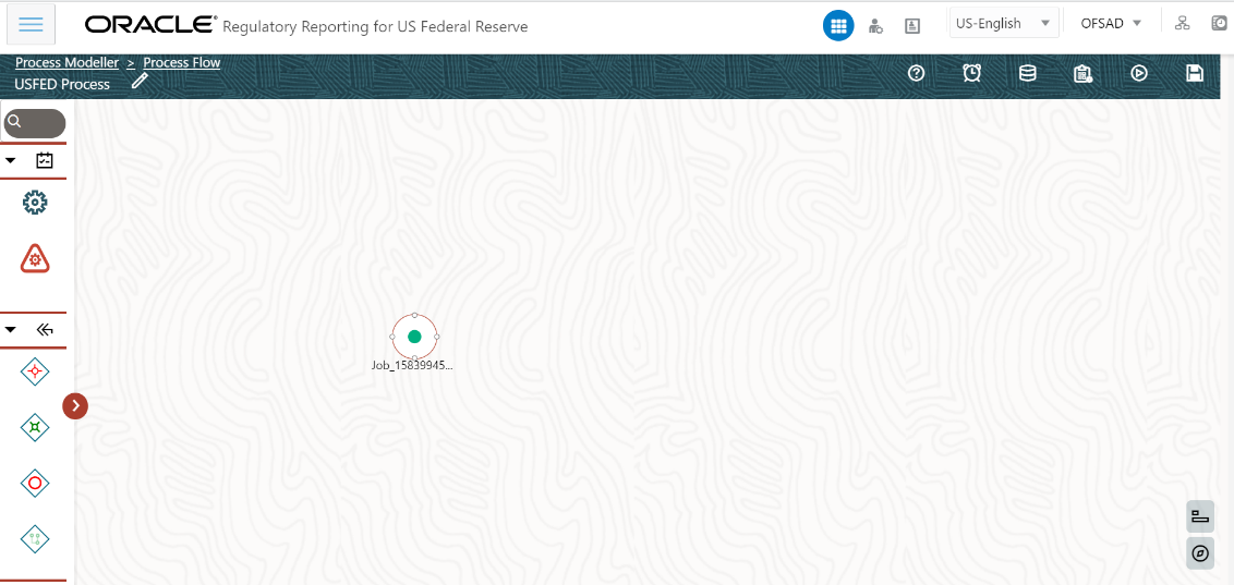 6 Executing Run through Process Modelling Framework in OFS REG REP US FED