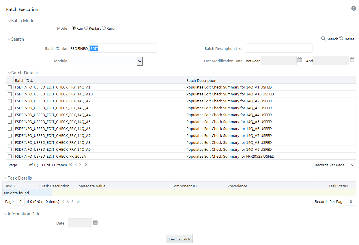 11 Validation or Edit Checks for Data Schedules