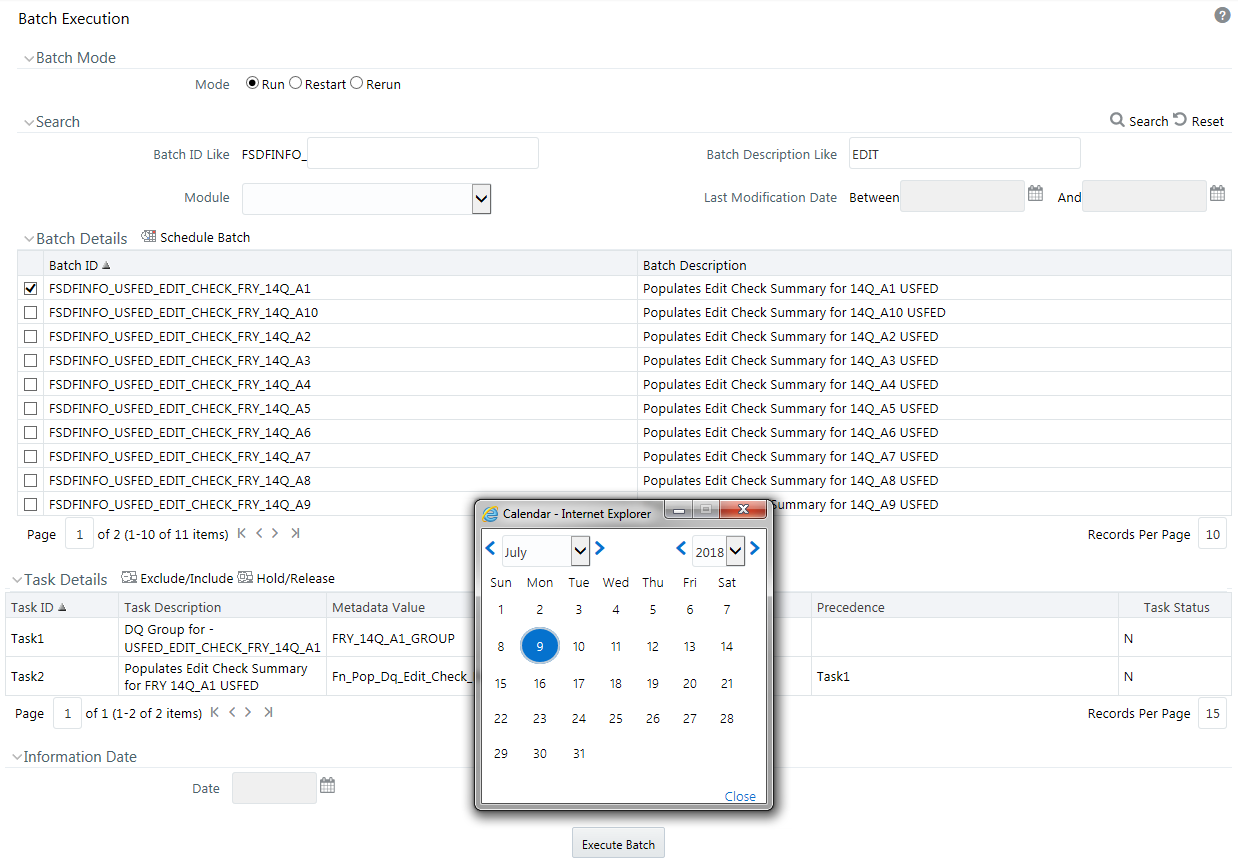 11 Validation or Edit Checks for Data Schedules