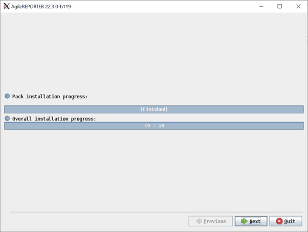 4 Installing the OFS AgileREPORTER Applications Pack