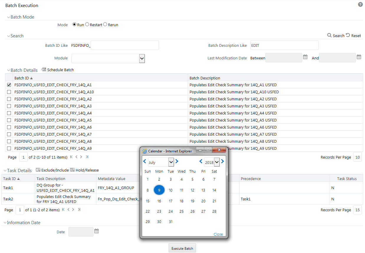 10 Validation or Edit Checks for Data Schedules