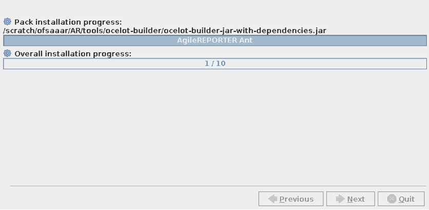 4 Installing the OFS AgileREPORTER Applications Pack