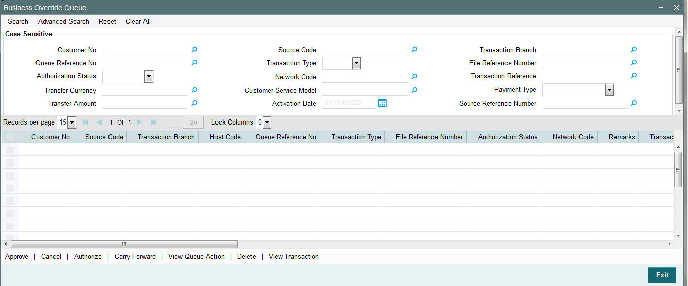 2. Exception and Investigation Queues
