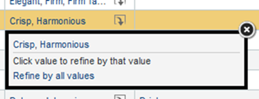 Using a component to refine data
