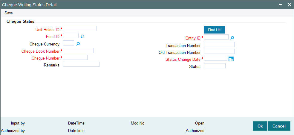 2. Processing Cheque Book Requests