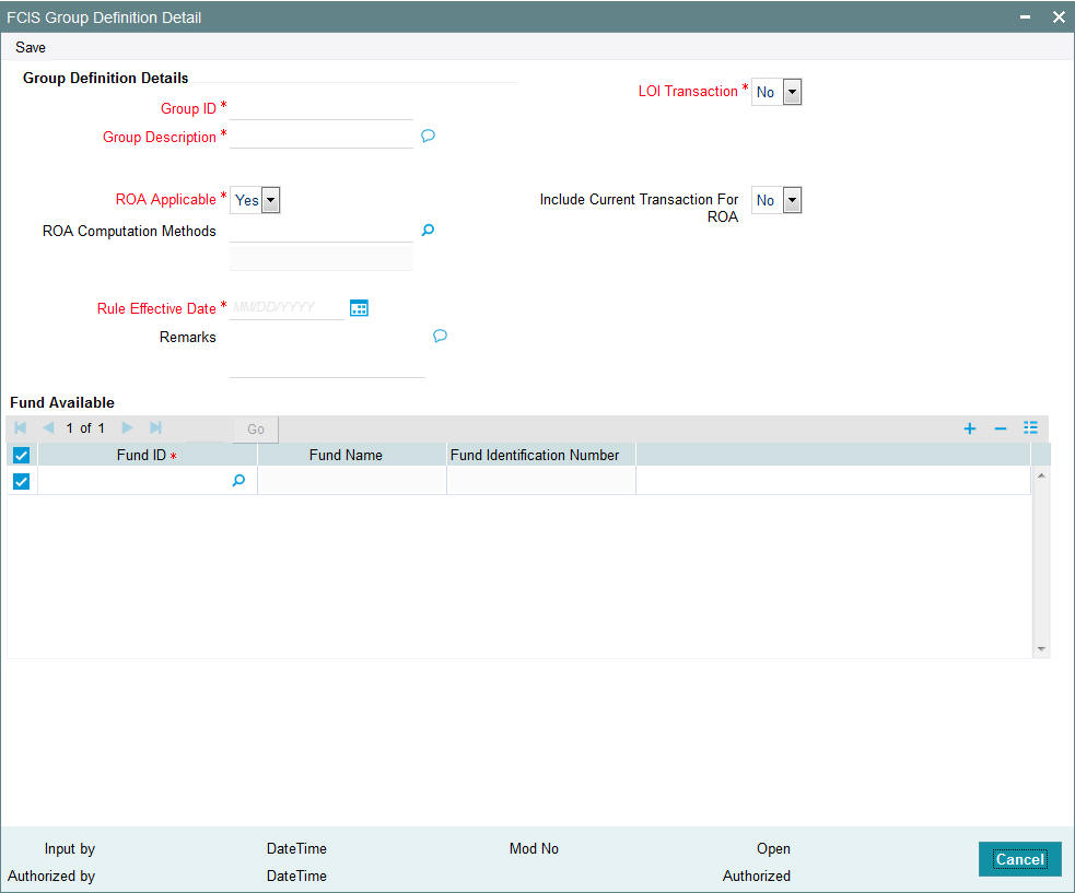 5. Setting up Load Groups