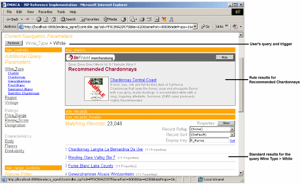Oracle Commerce Guided Search - Record promotion examples