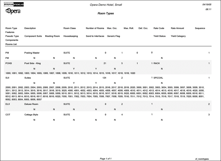 Configuration - Room Types (cf_roomtypes with GENREPPAR.FMX)