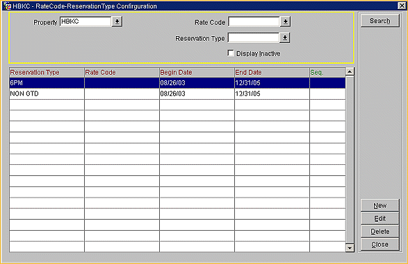 Channel Reservation Types