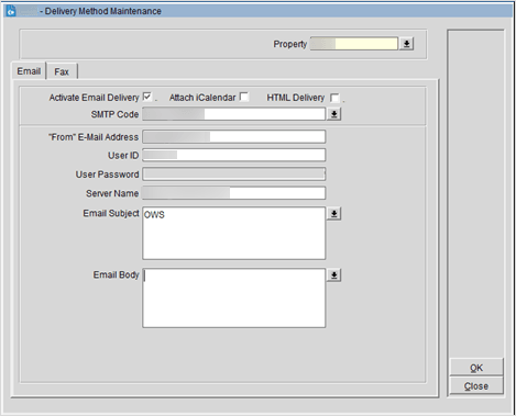 Delivery Methods - SMTP Configuration