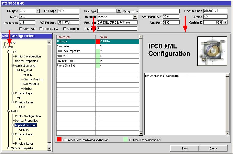 IFC8 XML Configuration Area