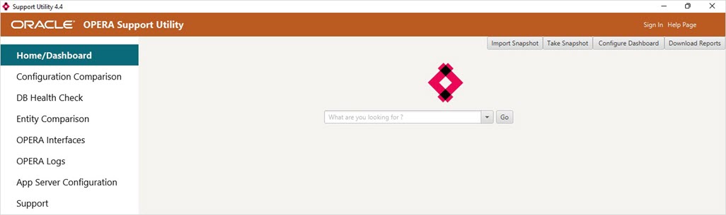 Download Support Utility and Connect to Database