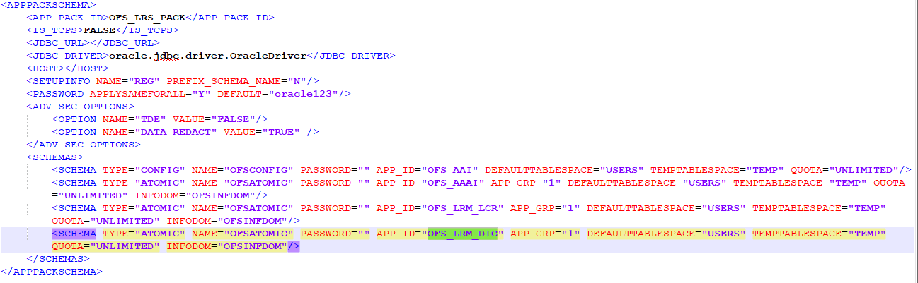 Configure the Schema Creator Utility for RDBMS Installation