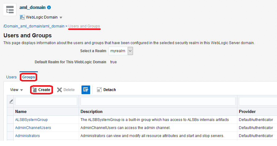 Creating Groups and Users