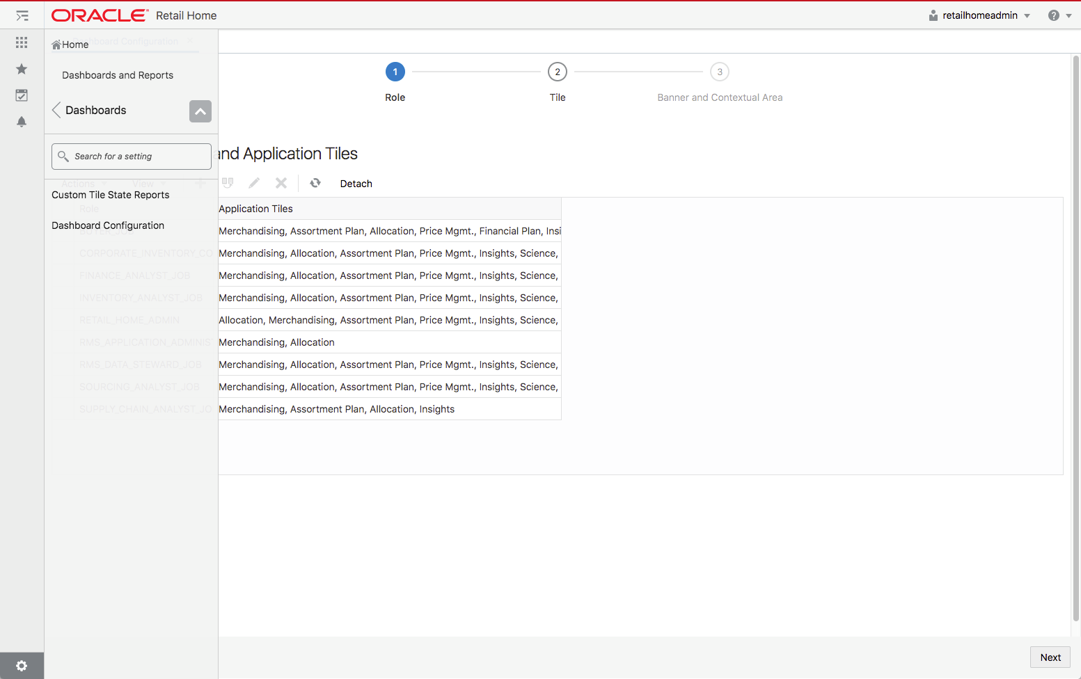 Custom Tile State Reports Configuration