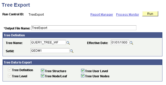 Importing And Exporting Peoplesoft 8 Trees
