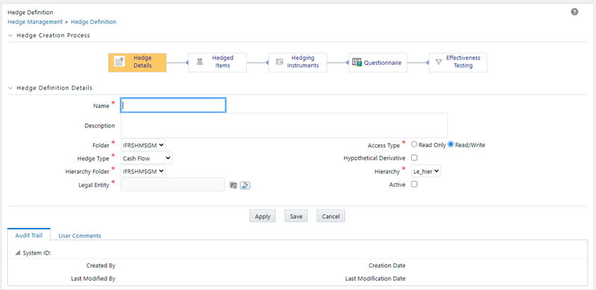 6 Hedge Management Effectiveness Process