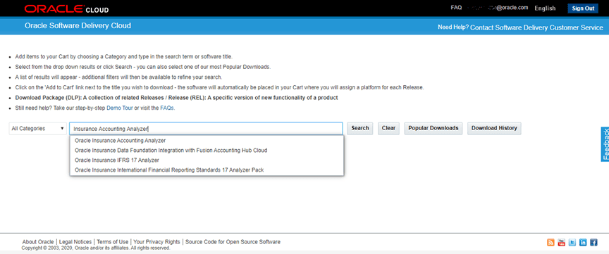 Download the Oracle Insurance Accounting Analyzer Application Pack ...