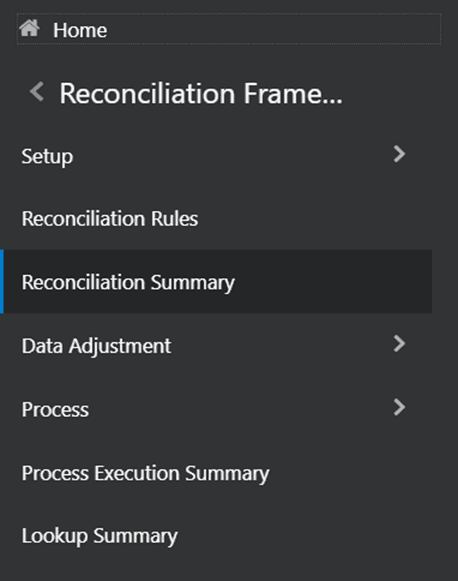 11 Reconciliation Summary