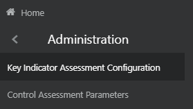8 Key Indicator Assessment Configuration