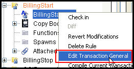 Edit Transaction General