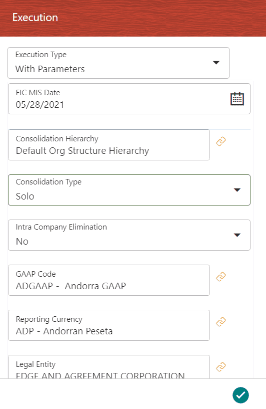 6 Executing Run through Process Modelling Framework in OFS REG REP OSFI