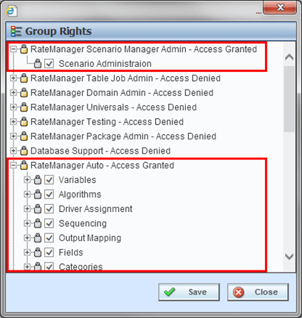 Scenario Permissions