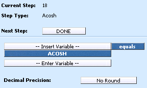 Acosh Step