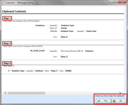 Viewing and Clearing the Clipboard