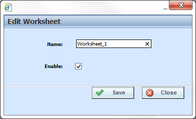 Enabling/Disabling a Worksheet
