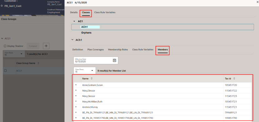 Membership Processing