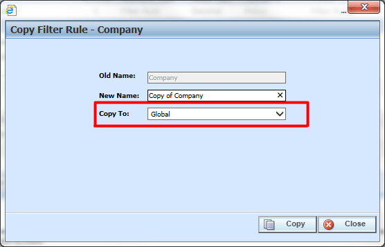 Copy Filter Rules Details