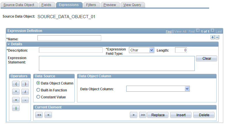 (Optional) Creating Expressions
