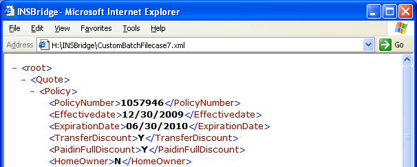 Rating a Custom XML Batch File