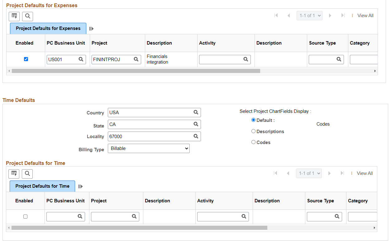 Maintaining User Defaults