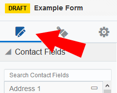 Contact fields, form elements, and field groups