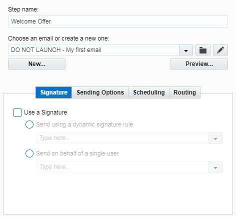 Step 1: Adding the email